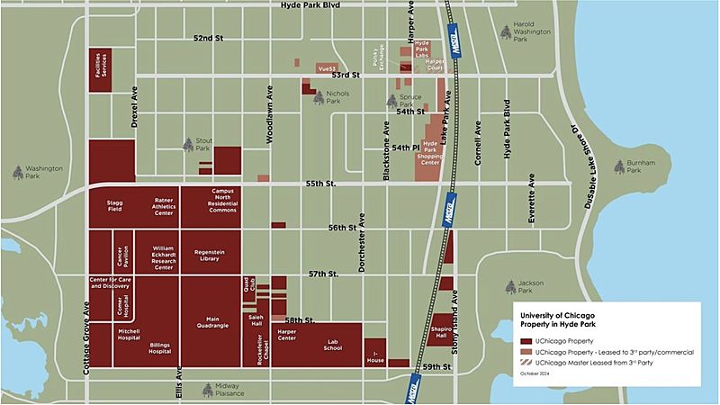 Maps of University-owned properties in | UChicago Civic Engagement